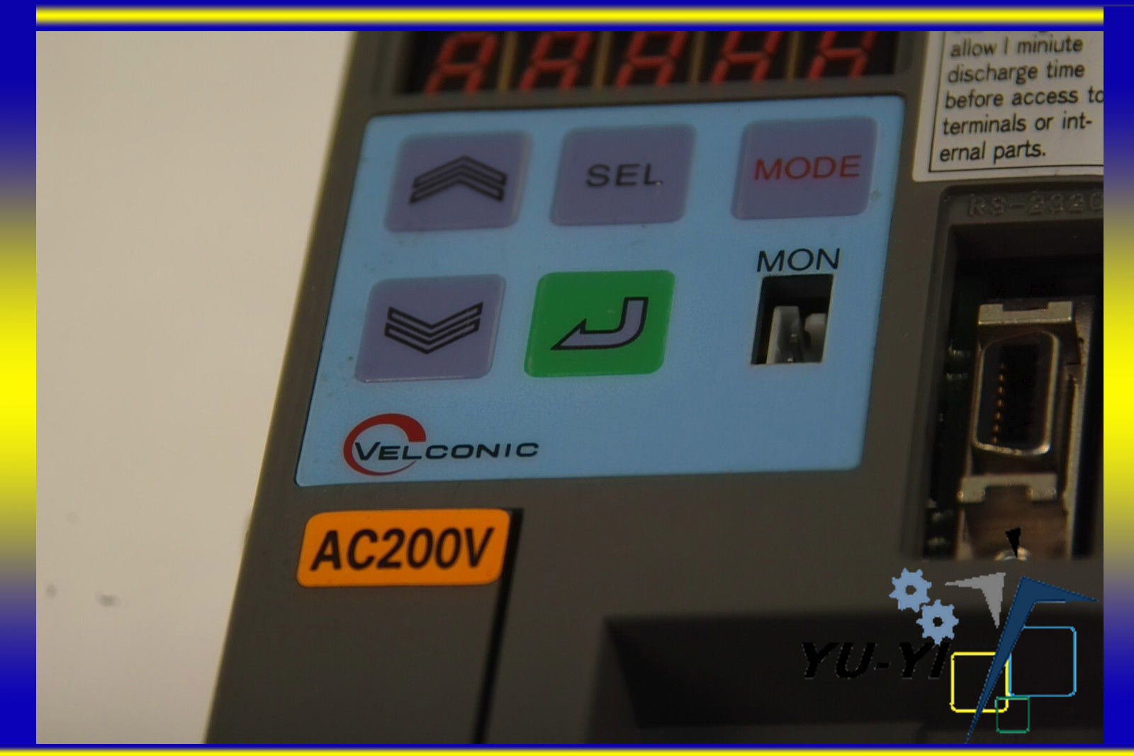 TOEI Velconic VLPST-012P2V-XB Servo Drive - PLC DCS SERVO Control MOTOR POWER SUPPLY IPC ROBOT